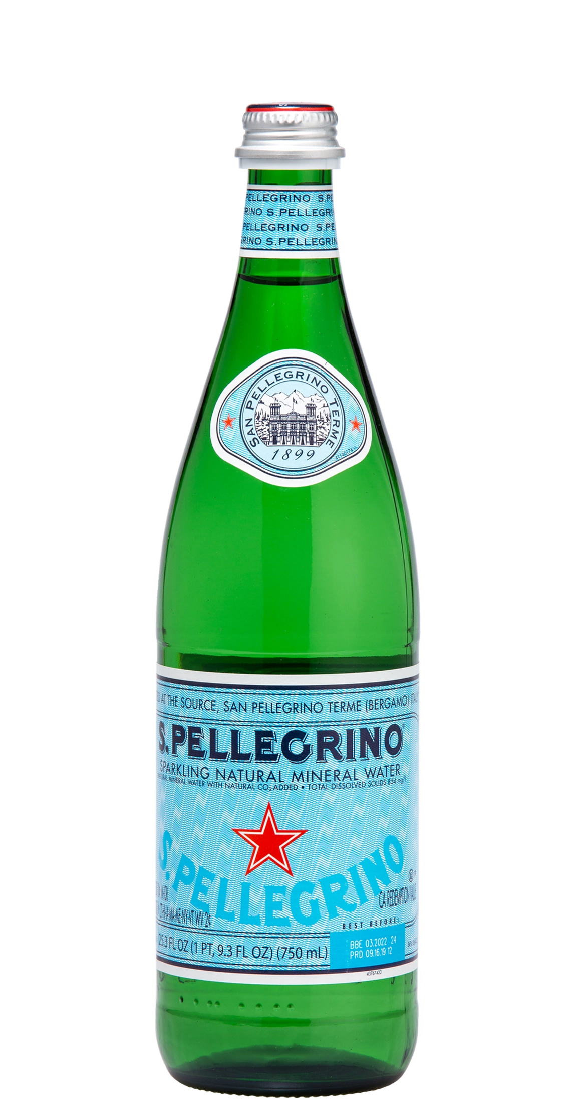 East Coast Only San Pellegrino 750mL Sparkling Mineral Water - Aqua Maestro